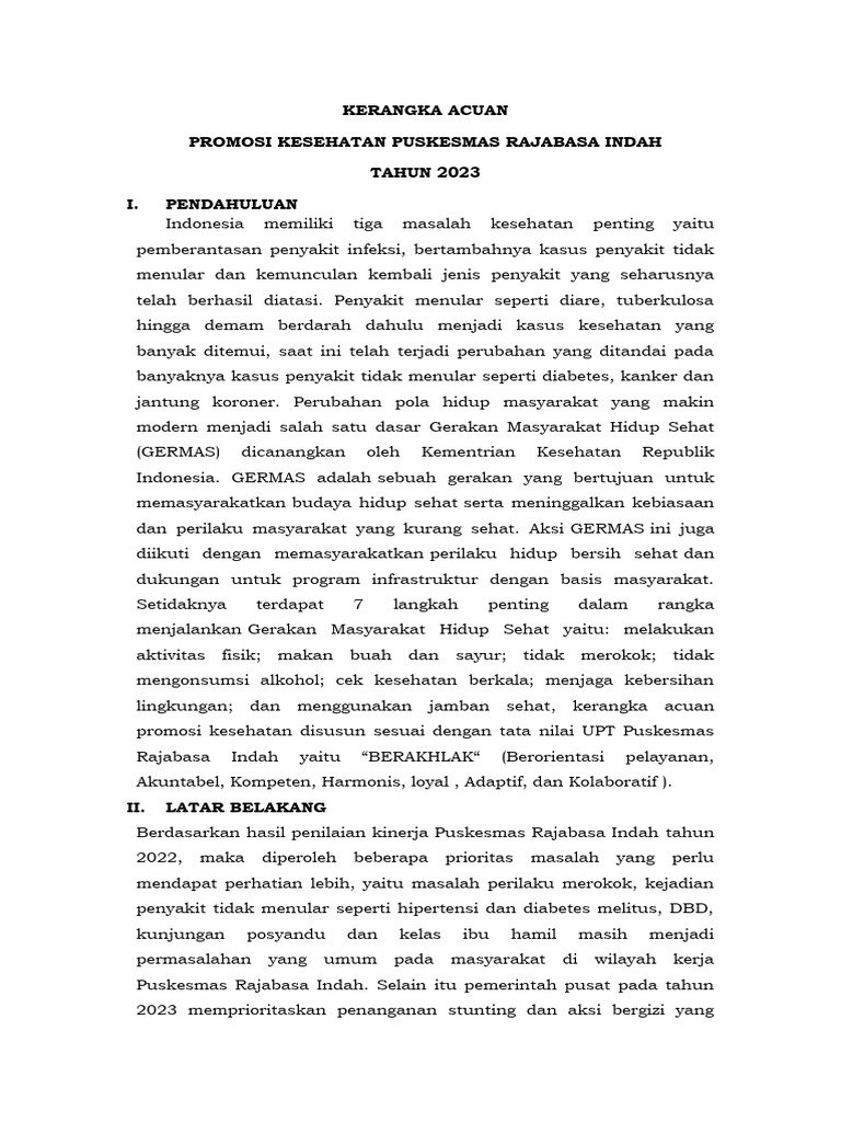 Kak Promkes 2023 | PDF | Pengembangan Diri