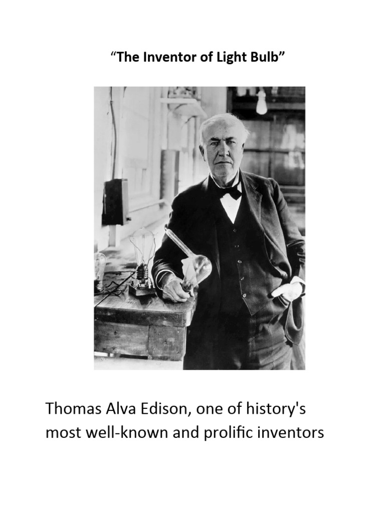 Thomas Edison | PDF