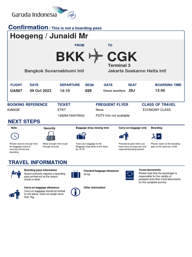 Confirmation 1 | PDF