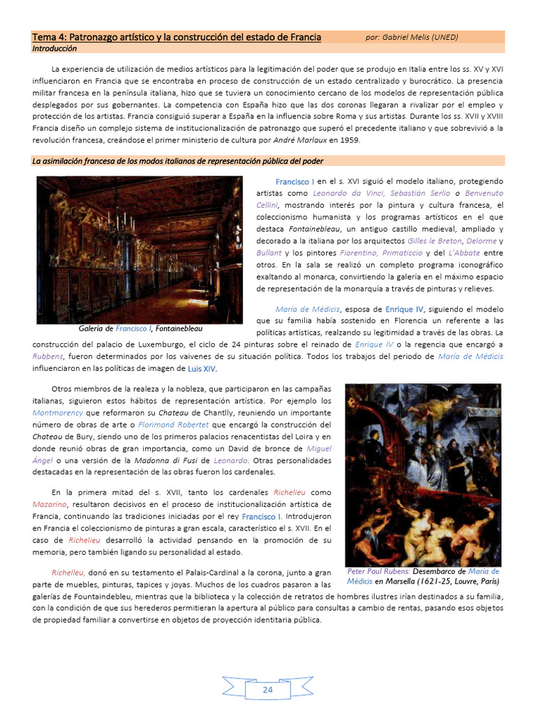 Tema 4 Arte y Poder | PDF | Palacio de Versalles | Lumbrera