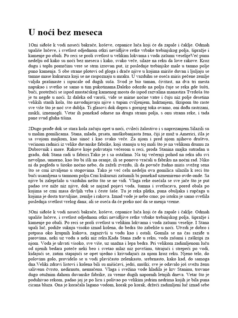 Tekstovi Na Njemackom - BHS Jeziku | PDF