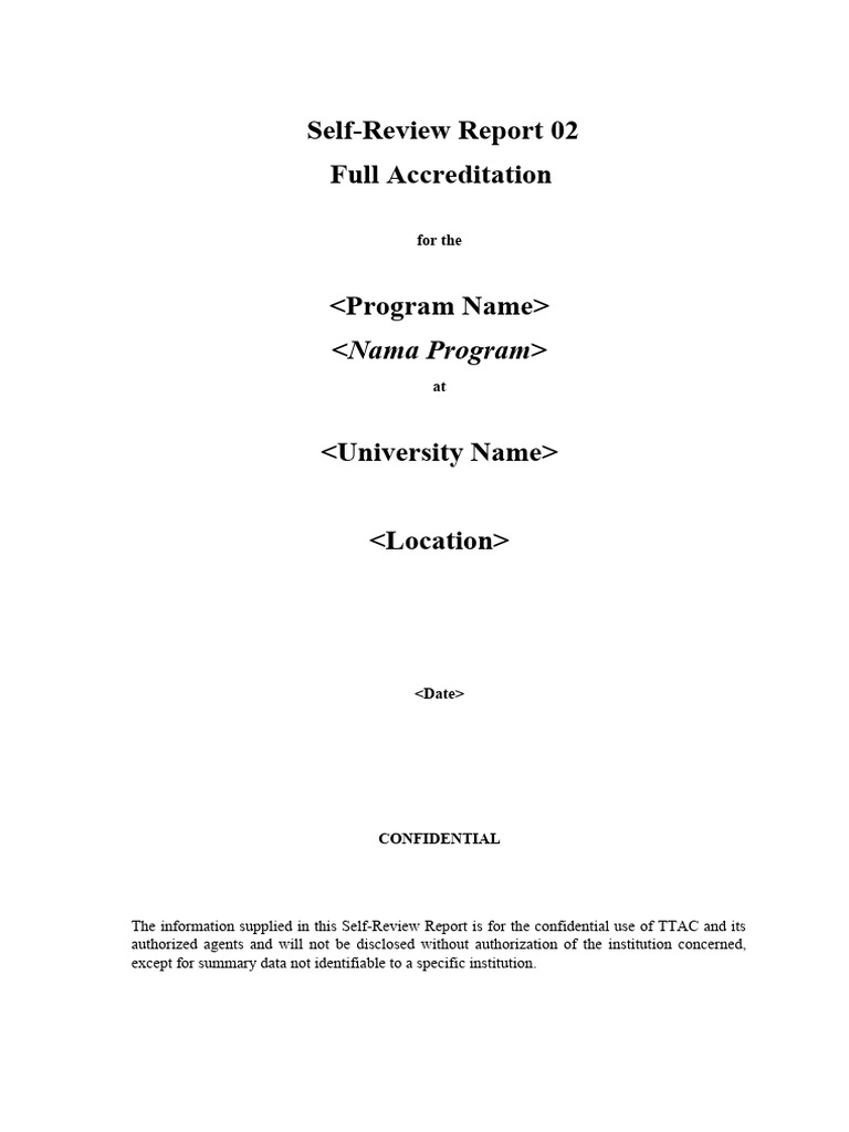 Srr02-Full Accreditation | PDF | Governance | Computing