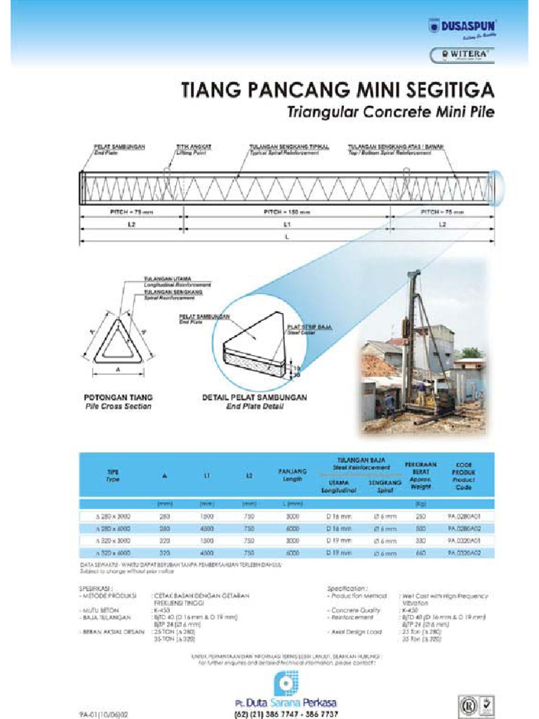 Brosur Mini Pile 280 | PDF
