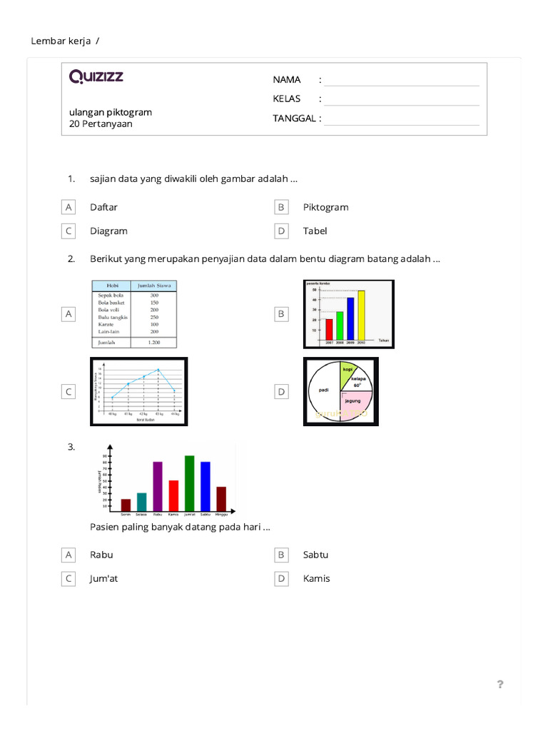 Ulangan Piktogram | PDF