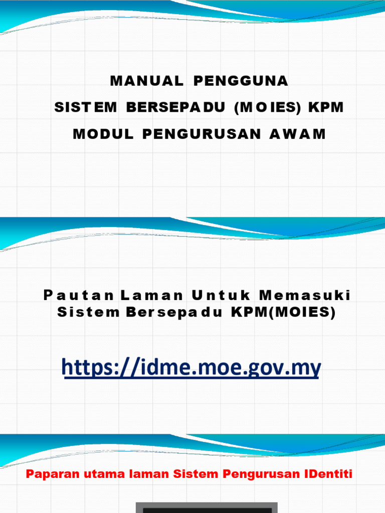 Slide Manual Daftar Idme | PDF