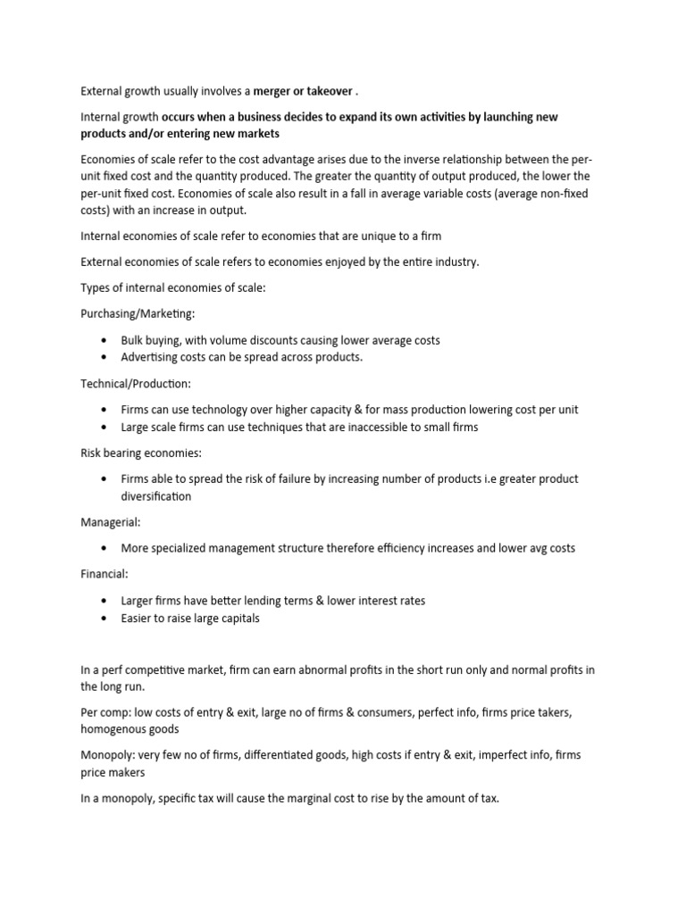Econ Pointer Notes | PDF Econ Pointer Notes | PDF