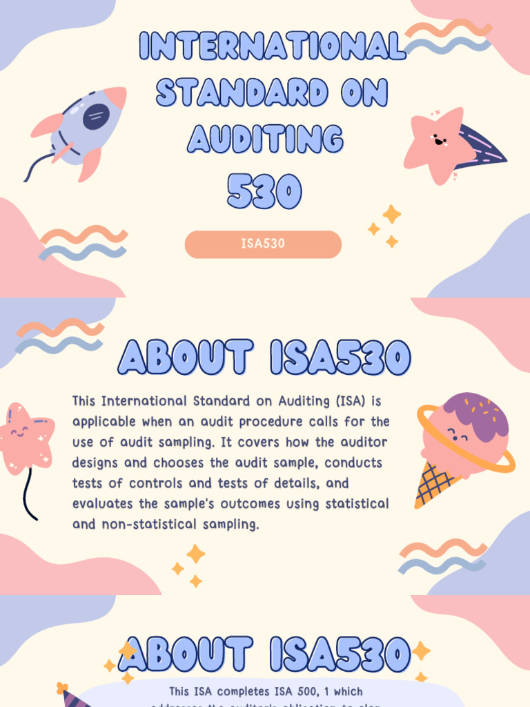 ISA 530: Audit Sampling Overview | PDF | Sampling (Statistics) | Audit