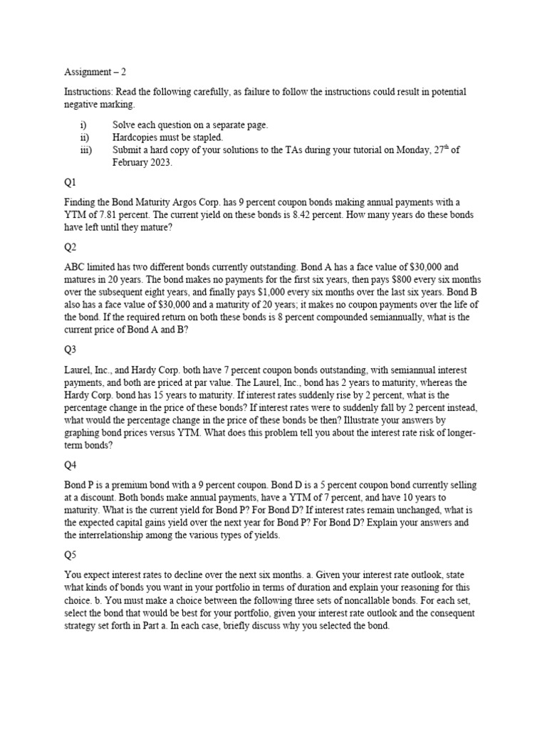 Assignment 2 | PDF | Business