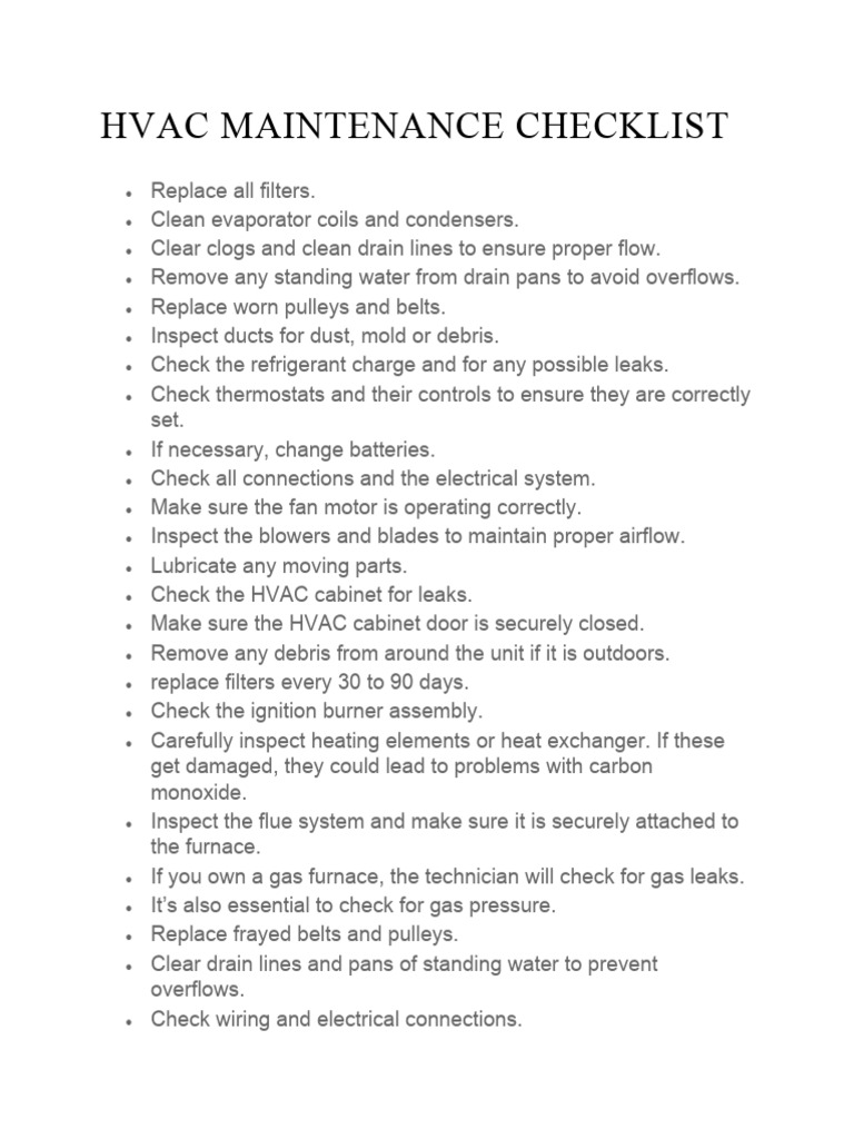 Comprehensive HVAC Maintenance Guide | PDF