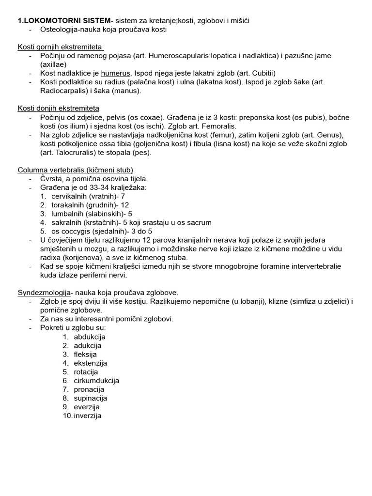 KINEZITERAPIJA | PDF