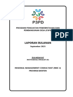 Penyusunan Laporan Penyelenggaraan Pemerintahan Desa LPPD Tahun 2025 | PDF