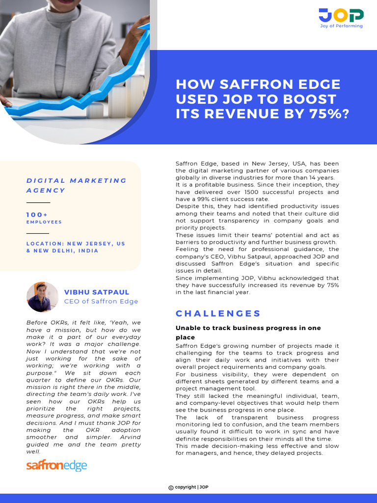 Saffron Case Studies | PDF