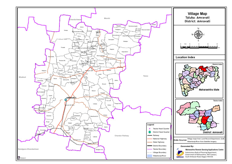 Amravati Dist Map | PDF