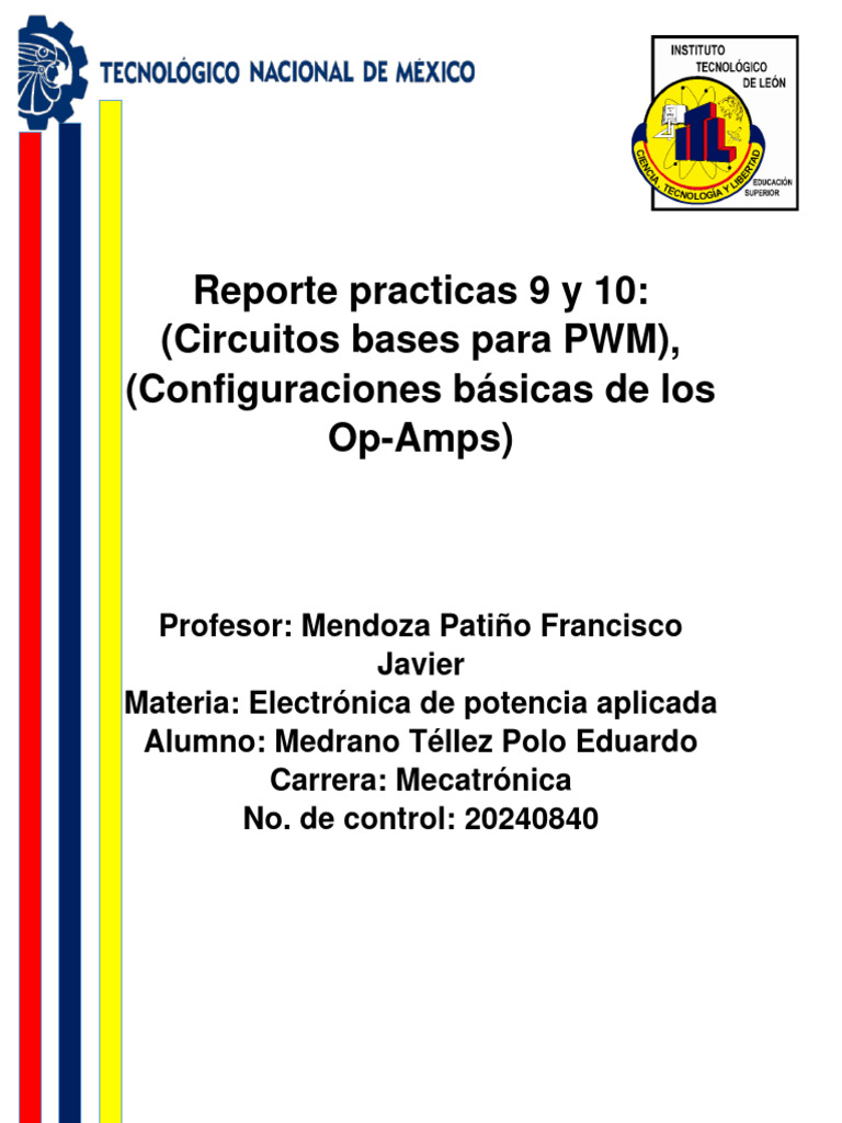 Reporte Practicas 9 y 10 Potencia METP | PDF