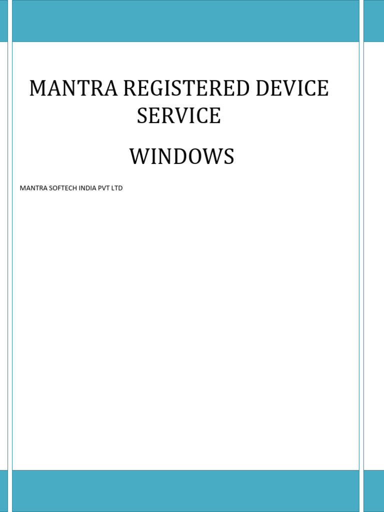 Mantra Installation | PDF