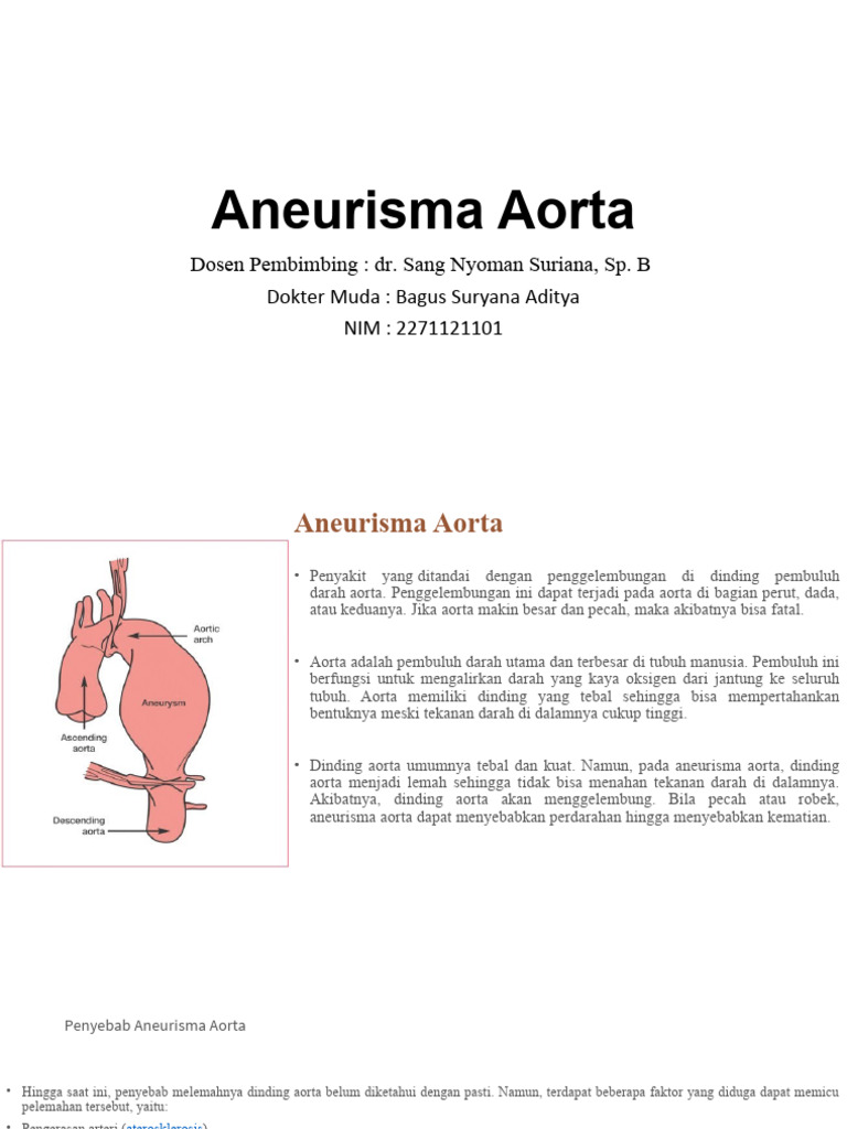 Reading Aneurisma Aorta | PDF