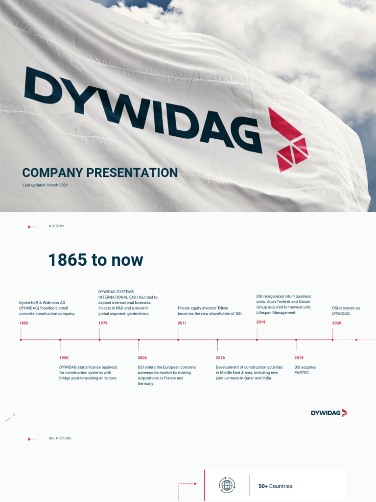 DYWIDAG Company Presentation 2021 1 | PDF
