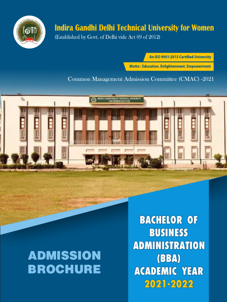 Admission Brochure (BBA) Final | PDF