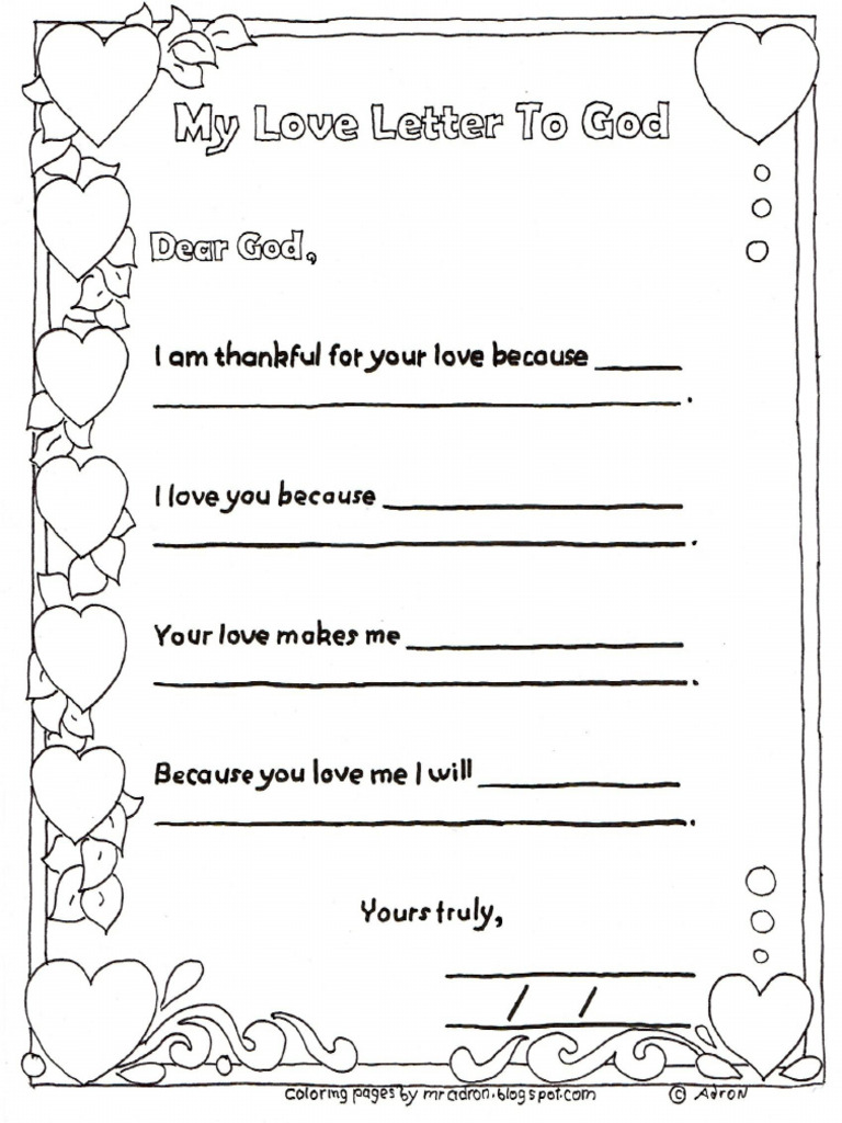 My Love Letter To God | PDF