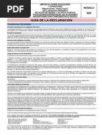 Guía del Modelo 650 para Sucesiones | PDF | Impuestos de sucesión ...