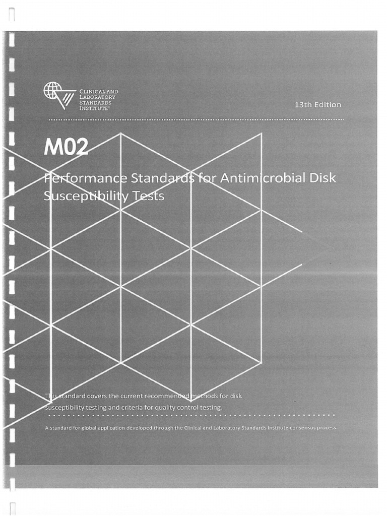 Performance Standards for Antimicrobial Disk Susceptibility Tests | PDF