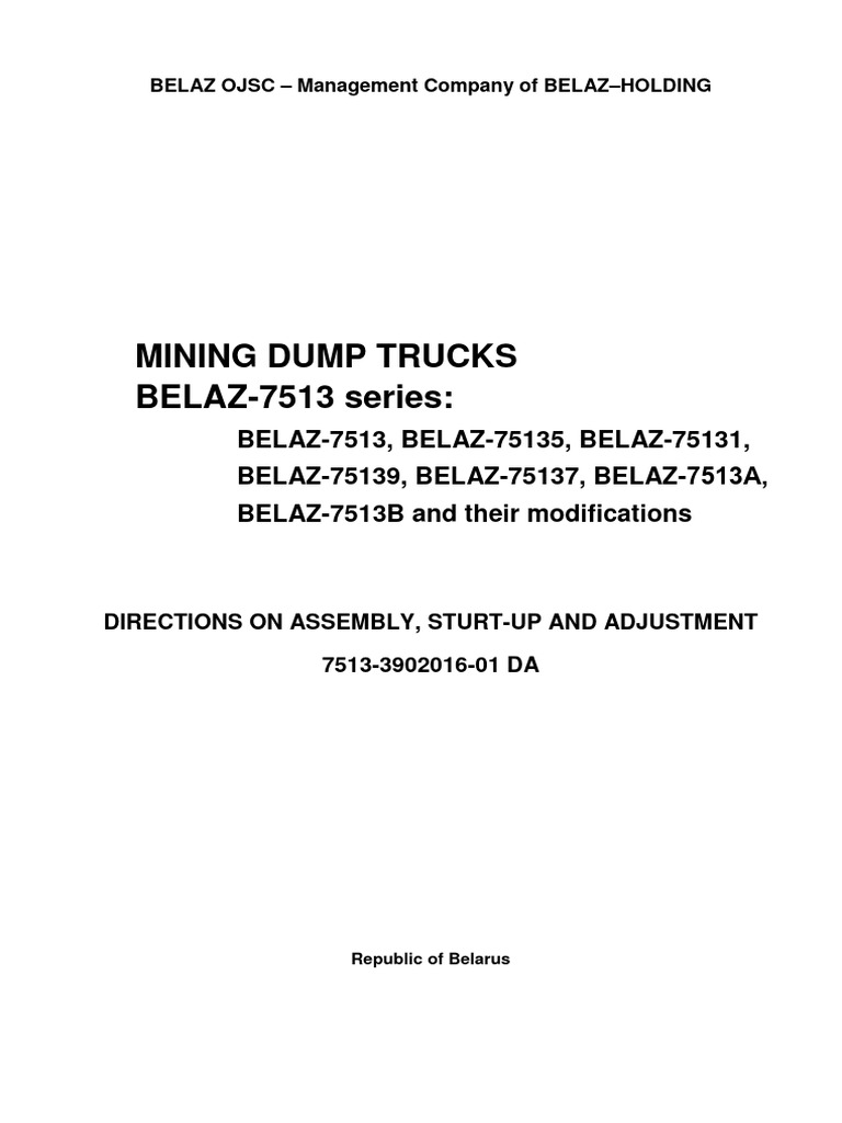 7513-Series DIRECTIONS ON ASSEMBLY | PDF