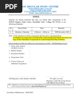 IGNOU Assignment Submission Guidelines 2024 | PDF