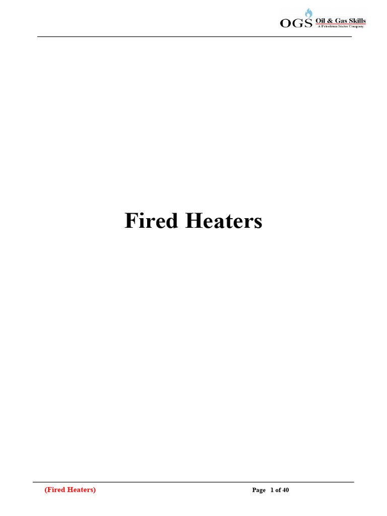 Fired Heaters | PDF | Combustion | N Ox