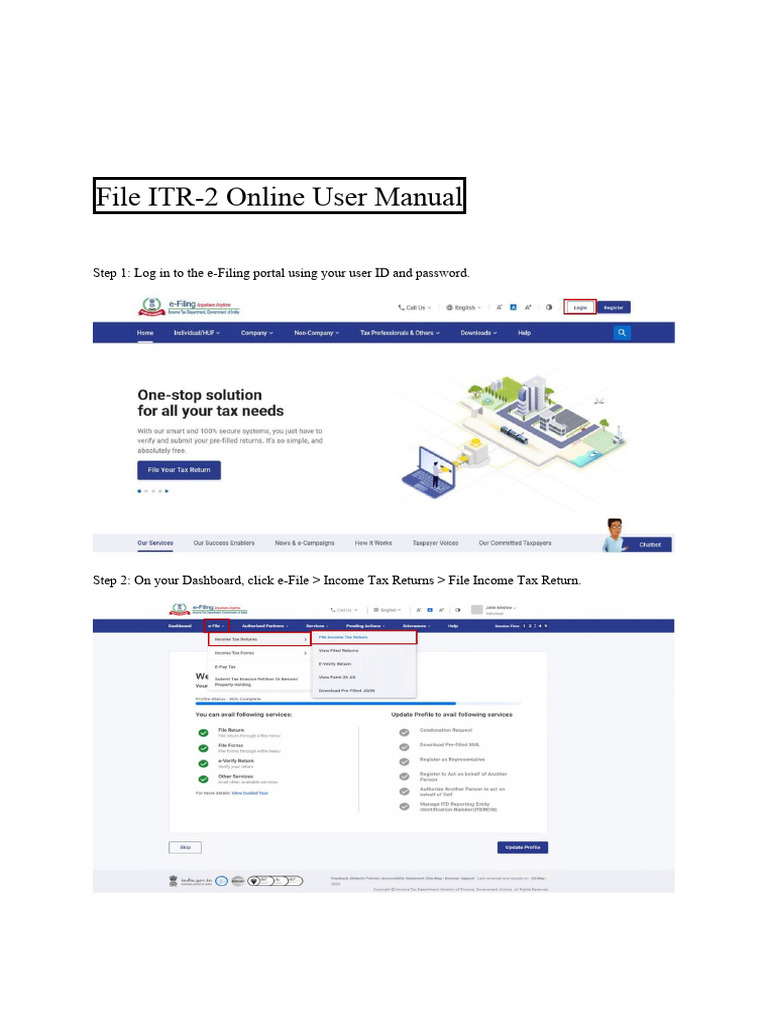 File ITR 2 | PDF | Government Finances | Payments