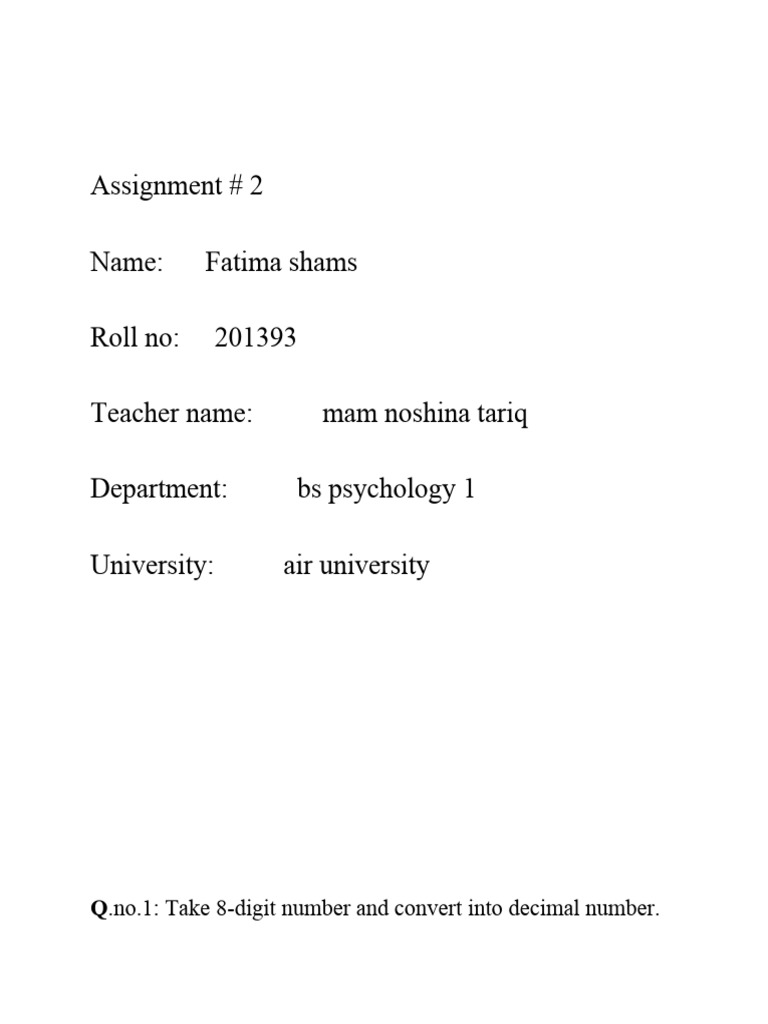 Computor Assignment Pdf Process Computing Operating System 0413