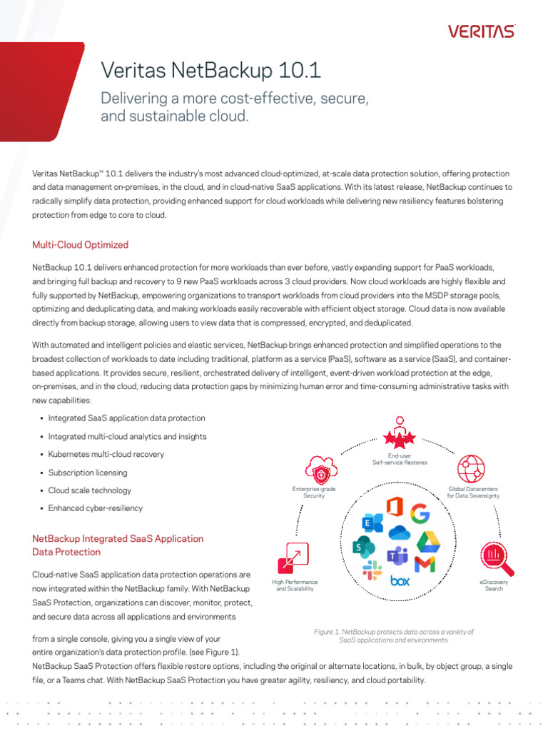 Netbackup10.1 Data Sheet | PDF