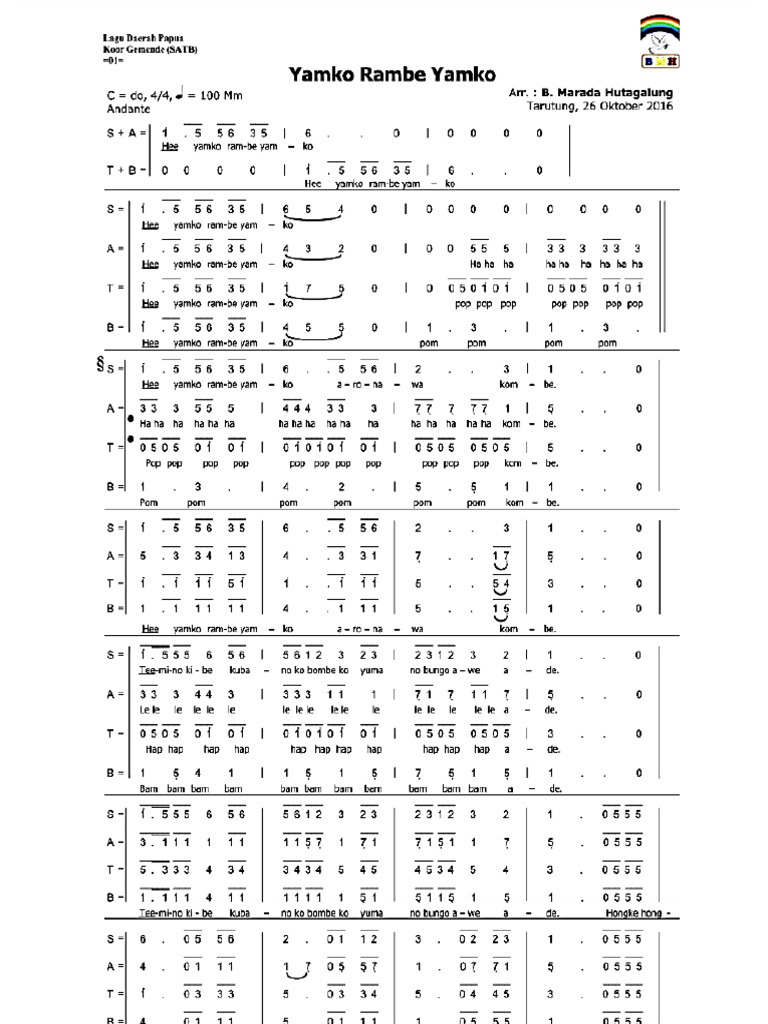 Yamko Rambe Yamko | PDF