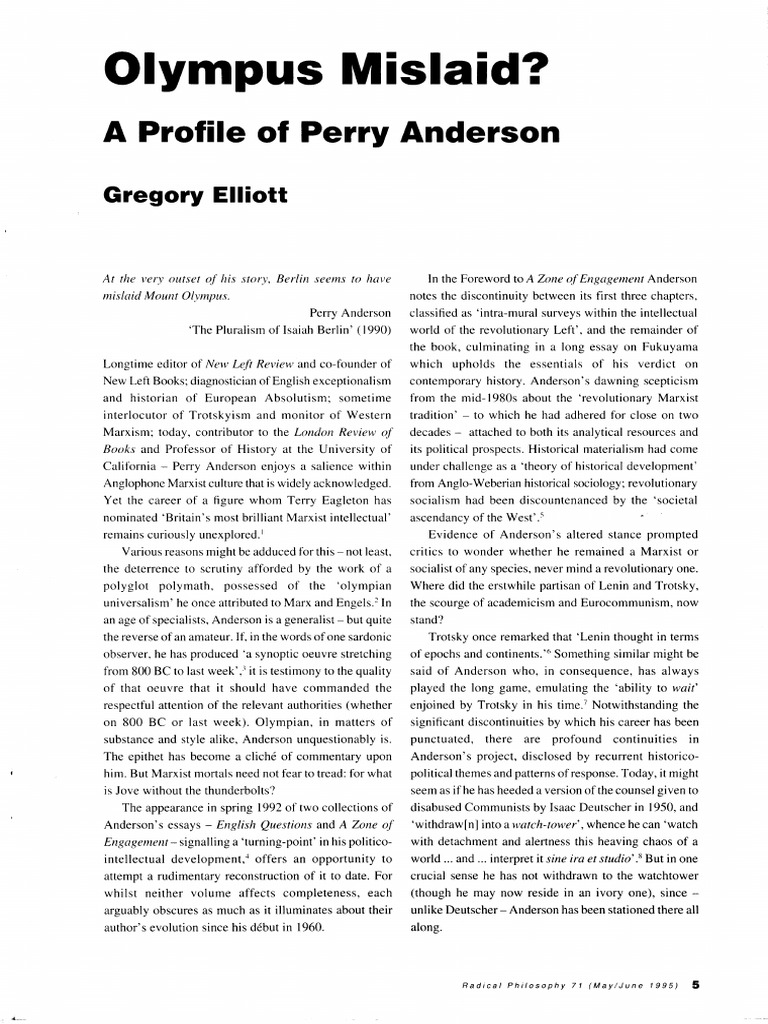 Elliott Perry Anderson | PDF