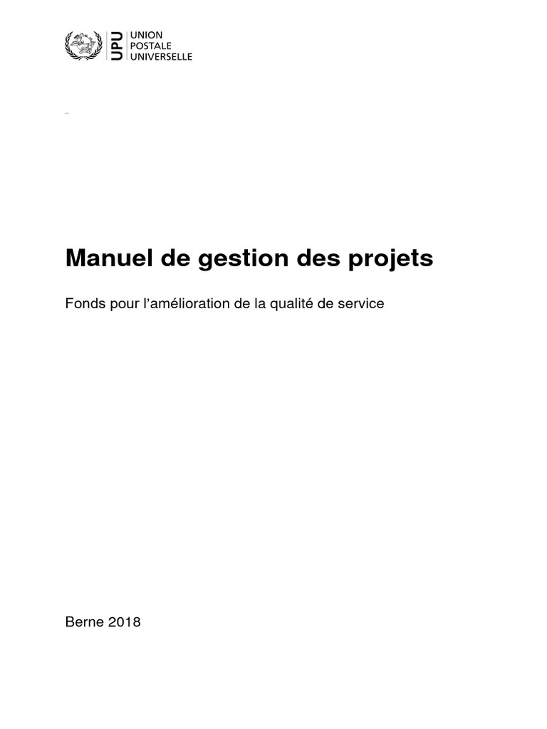 Project Management Manual FR | PDF