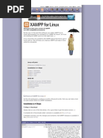 XAMPP Tutorial | PDF | Apache Http Server | Internet Protocol Based Network Software