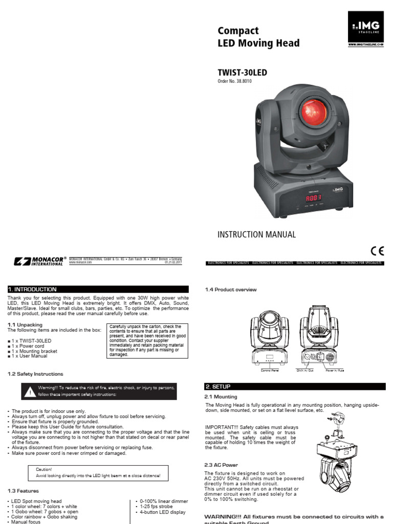 TWIST-30LED en | PDF | Fuse (Electrical) | Light Emitting Diode