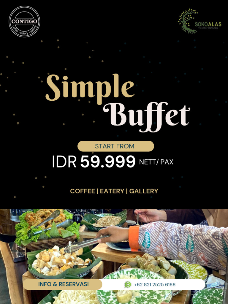 Contigo Menu Buffet Sep 2023 Compressed | PDF