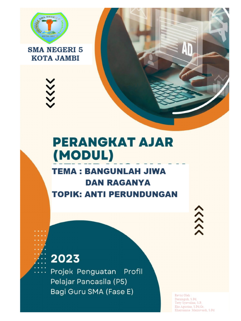 MODUL BANGUNLAH JIWA DAN RAGA KELAS X Final | PDF