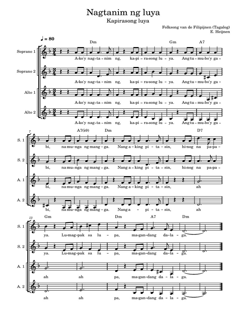 Nagtanim NG Luya SSAA | PDF