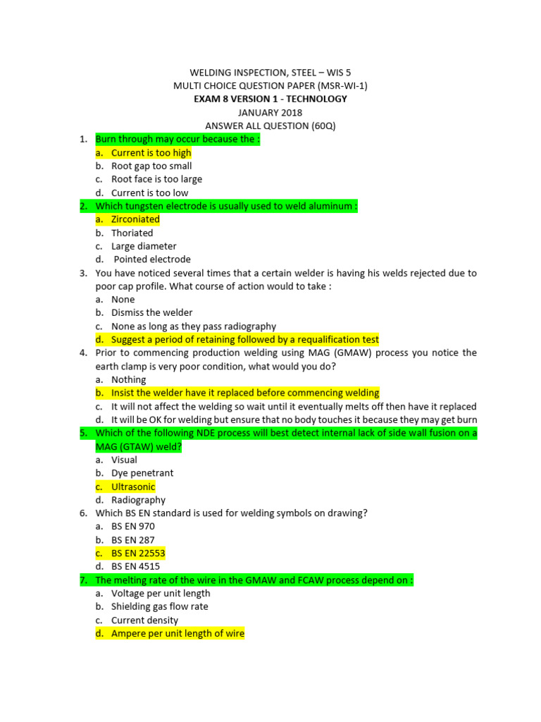 Exam 8 Version 1 Tech@General-1 | PDF