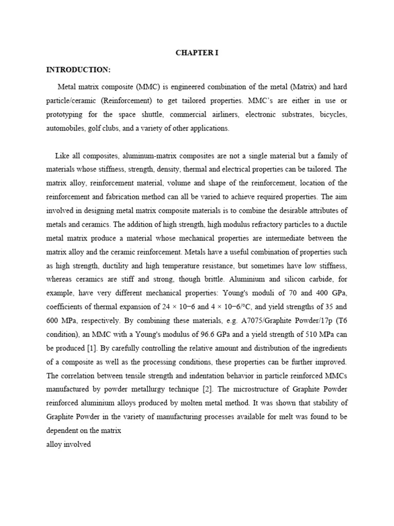 Al - Metal Matrix | PDF
