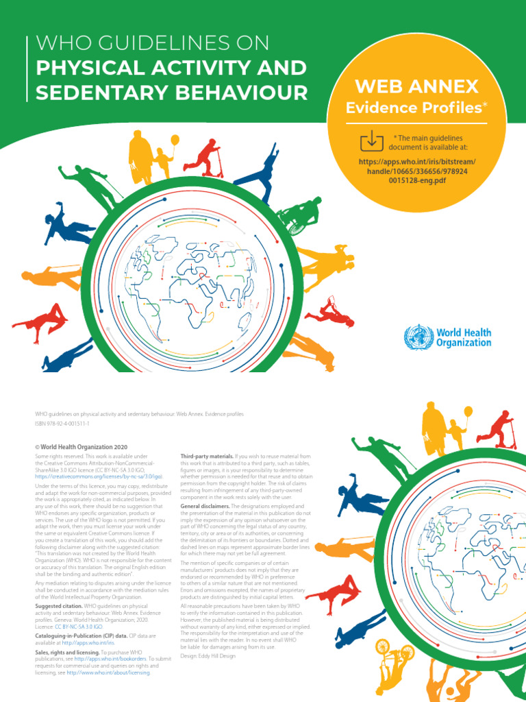 WHO Guidelines On Physical Activity and Sedentary Behaviour | PDF ...