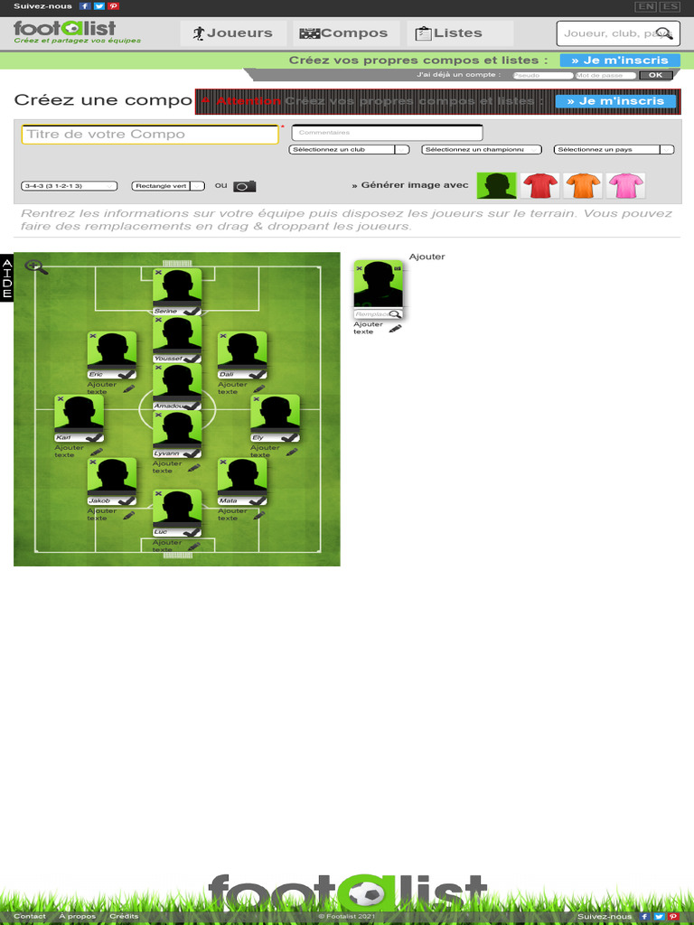 Créez Une Compo Footalist | PDF