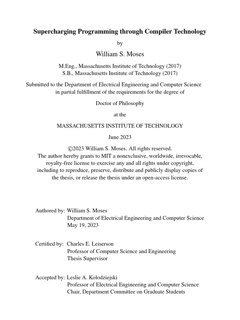 Moses Compiler Polygeist | PDF | Art