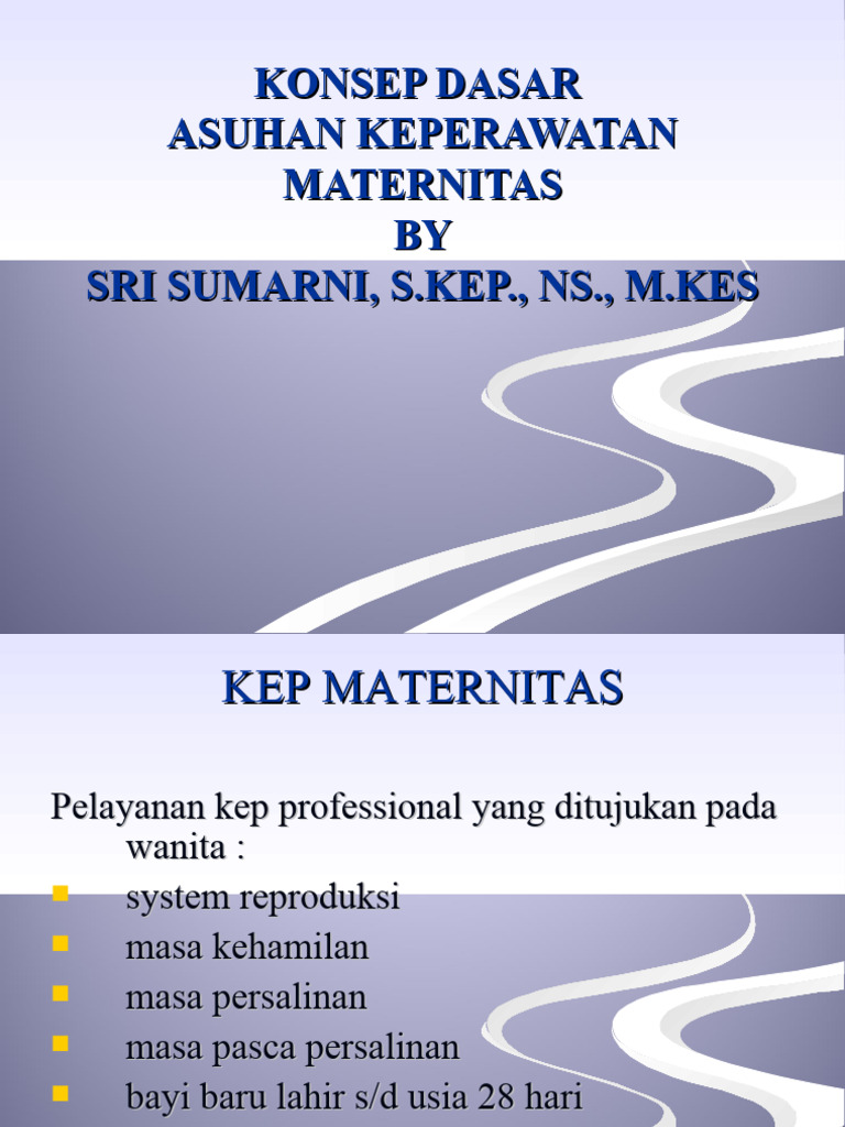 KDK Maternitas - Salin | PDF | Pengembangan Diri