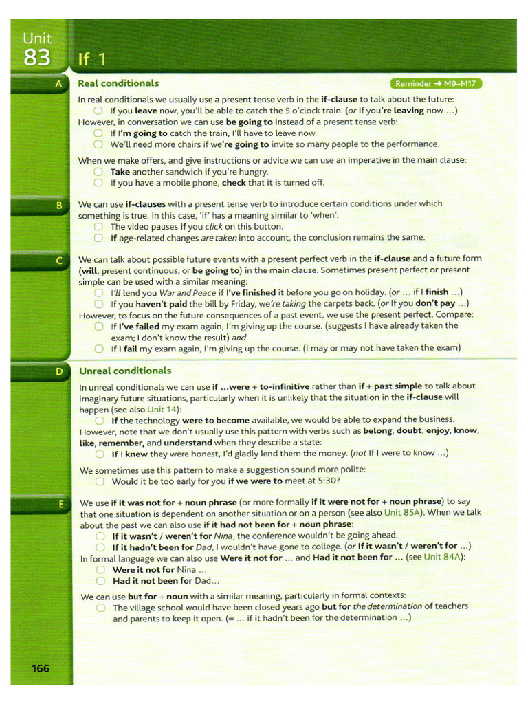 Advanced Grammar in Use - Conditionals | PDF