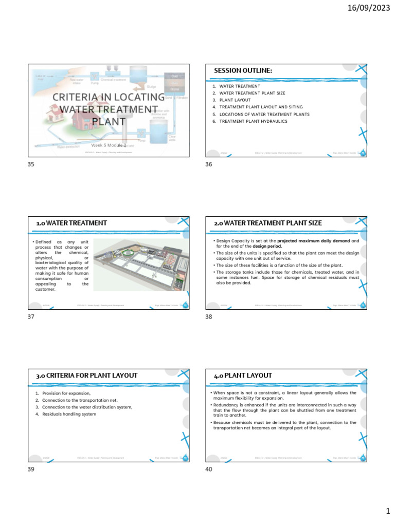 l5.2 - Criteria For WTP Location | PDF