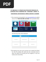 Aavin Milk Card Online Renewal Guide | PDF | Receipt | Debit Card