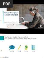 Versant by Pearson English Placement Test Official Test Guide | PDF ...