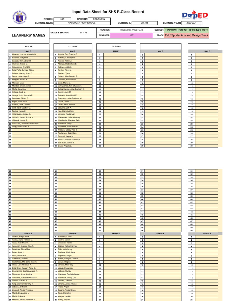 Etech Final e Class Sy2023 2024 | PDF